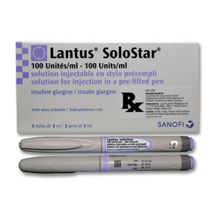 LANTUS SOLOSTAR Insulin Glargine 100IU 3ml - 1 Pre-Filled Pen price in ...